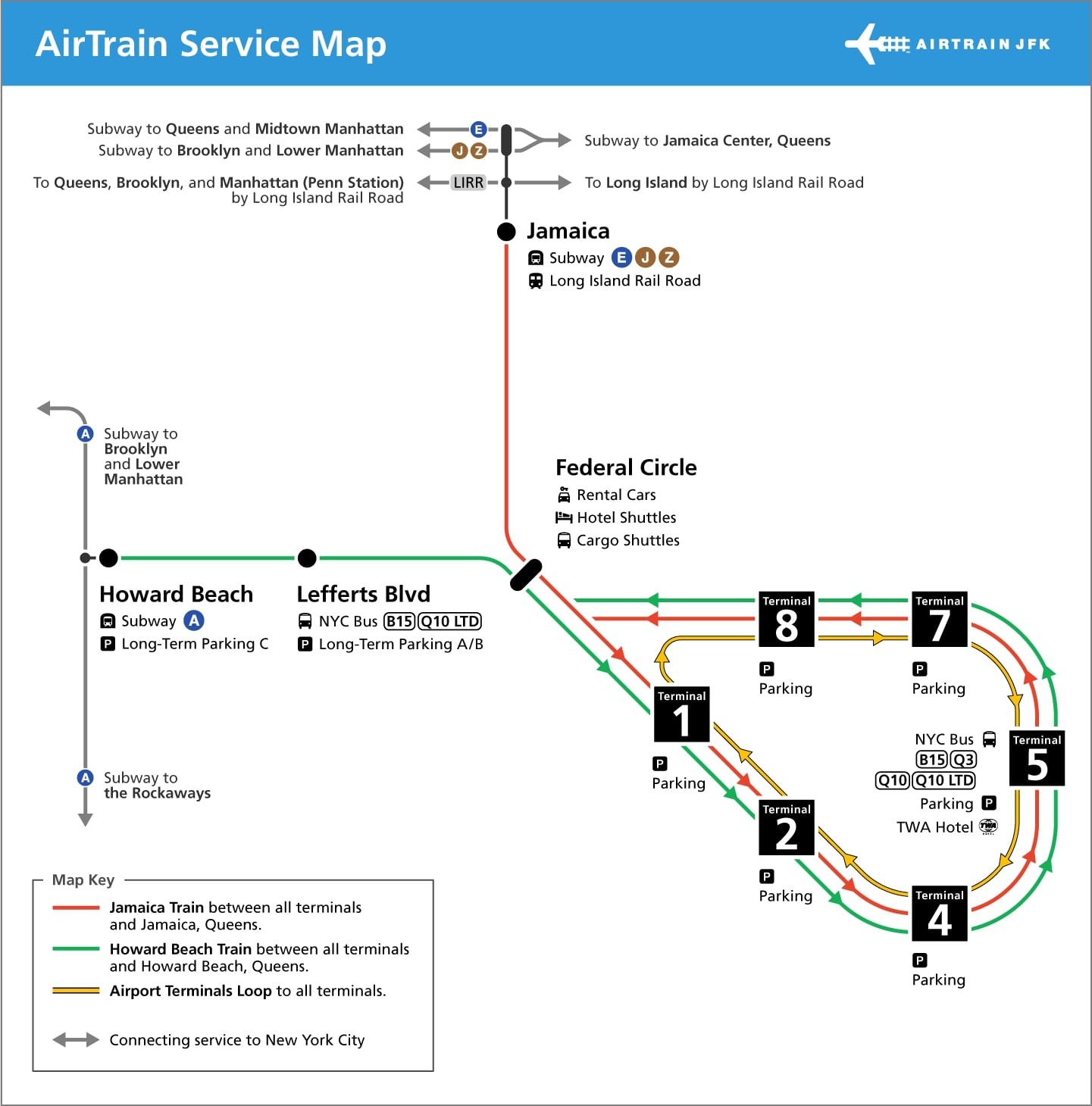 Trasferimento JFK Manhattan - da aeroporto a New York